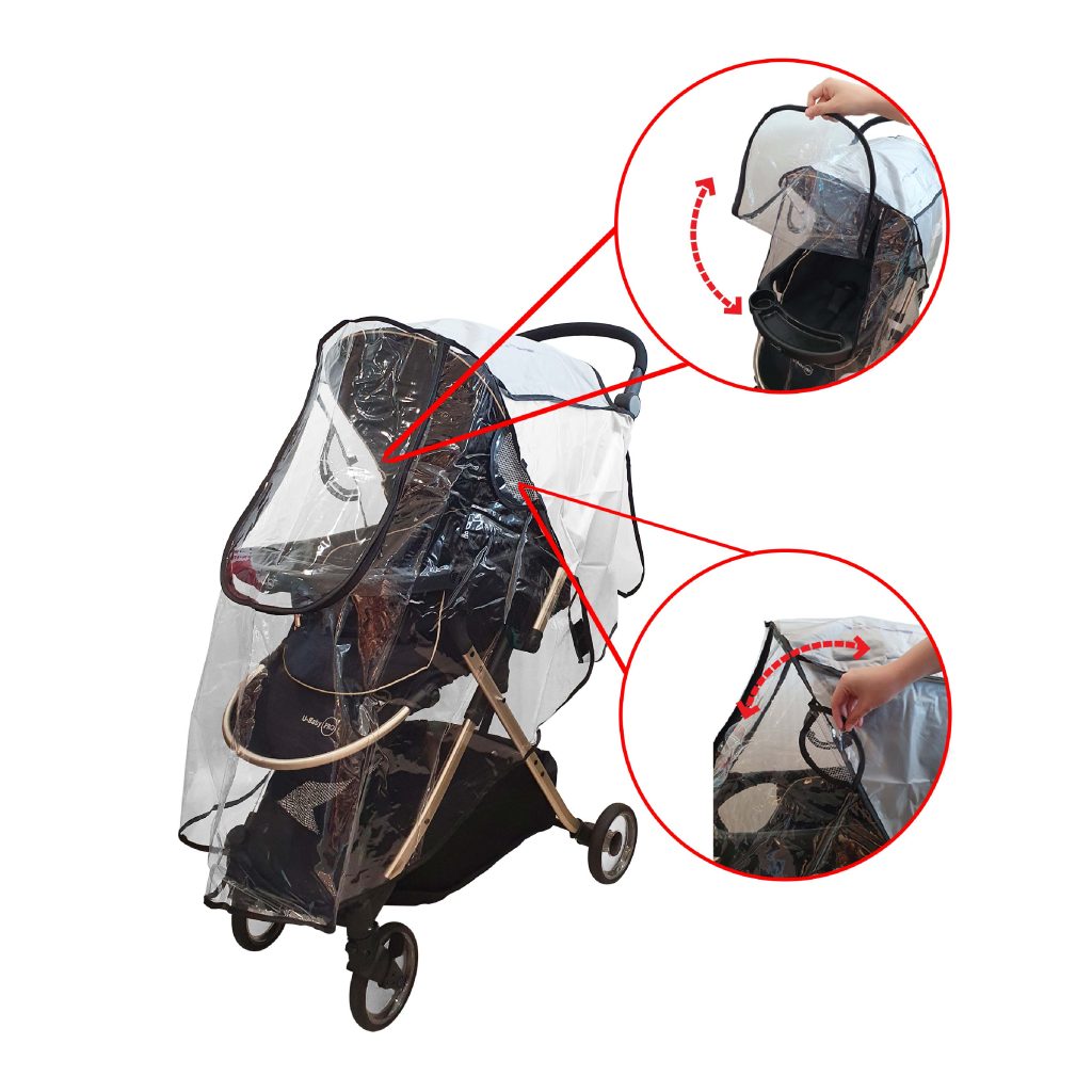 U-Baby PRO UW-RC 101 Universal Stroller Rain Cover – U-BABY